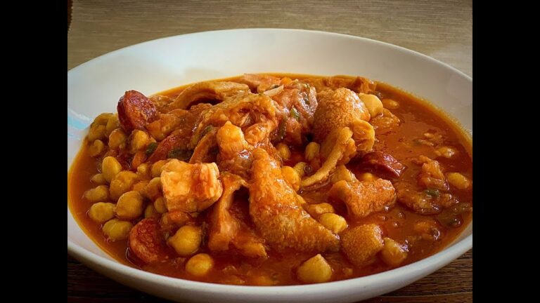 Receta Tradicional de Callos a la Madrileña con Garbanzos: Sabor y ...