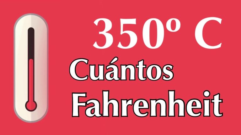 ¿A Cuántos Grados Centígrados Equivale 350 Fahrenheit? Conversión Fácil ...